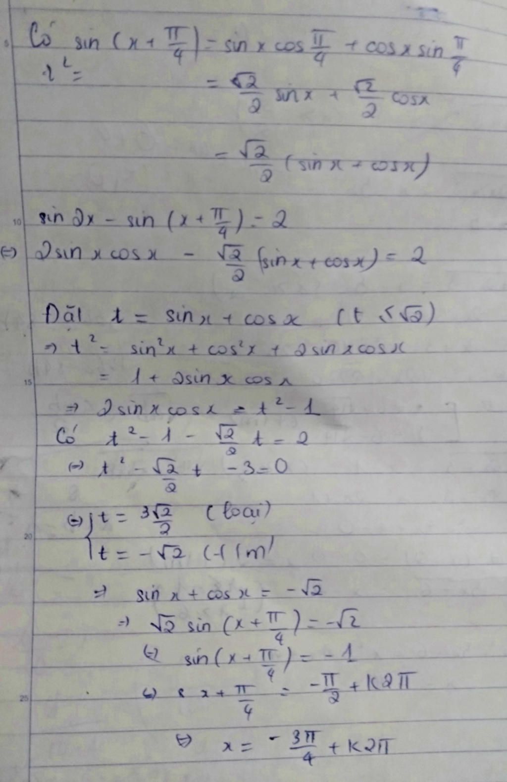 Sin2x sin x pi 4 2 M i Ng i Gi p Mik V i C u H i 1042441 Sin2x sin x pi 4 2 M i Ng i Gi p Mik V i C u H i 1042441