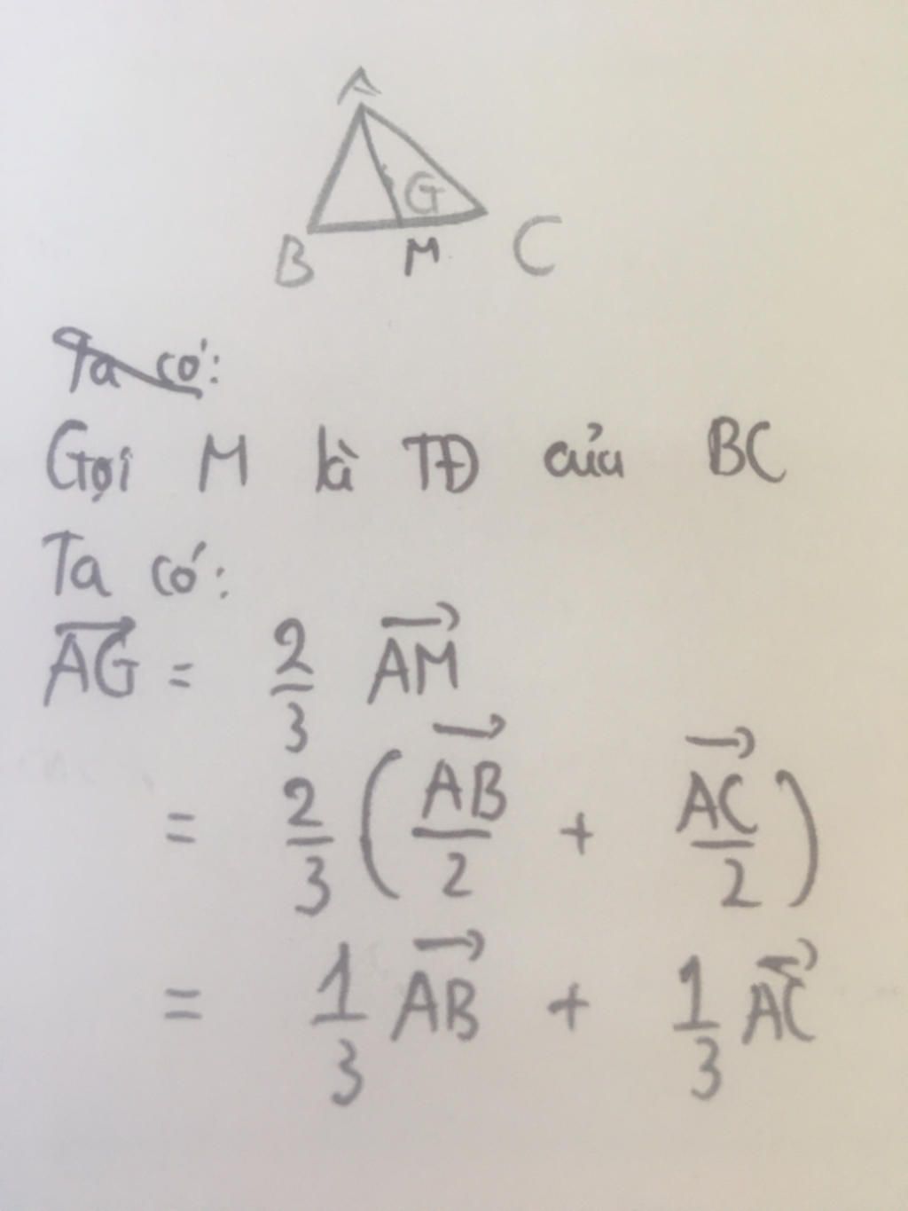 Cho tam giác abc có trọng tâm g - Những thuật toán tính toán và ứng dụng