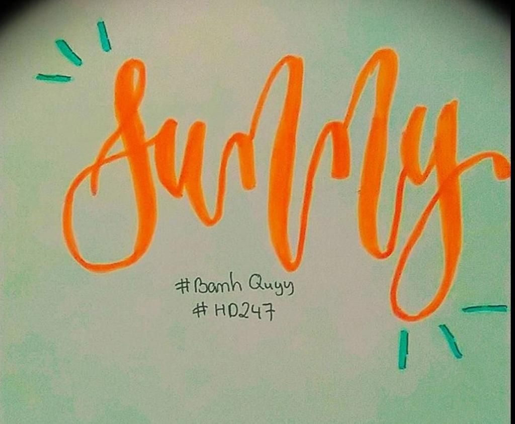 Hand Lettering: Sunny N/L: hand lettering có cần bút brush không ạ ...
