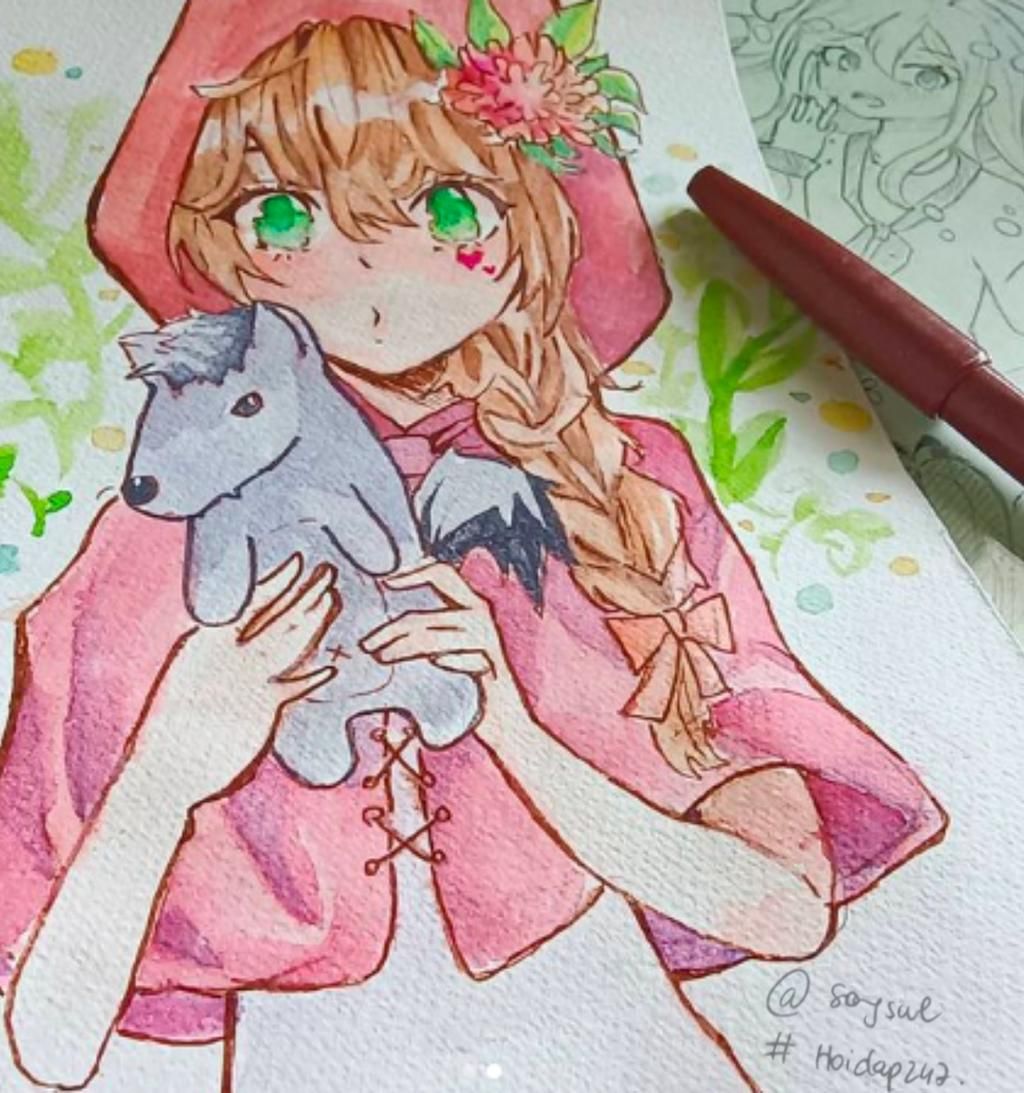 vẽ semi/anime có màu nhaa tối lạnh quó lườii cầm bút vẽ quaa iiii câu ...