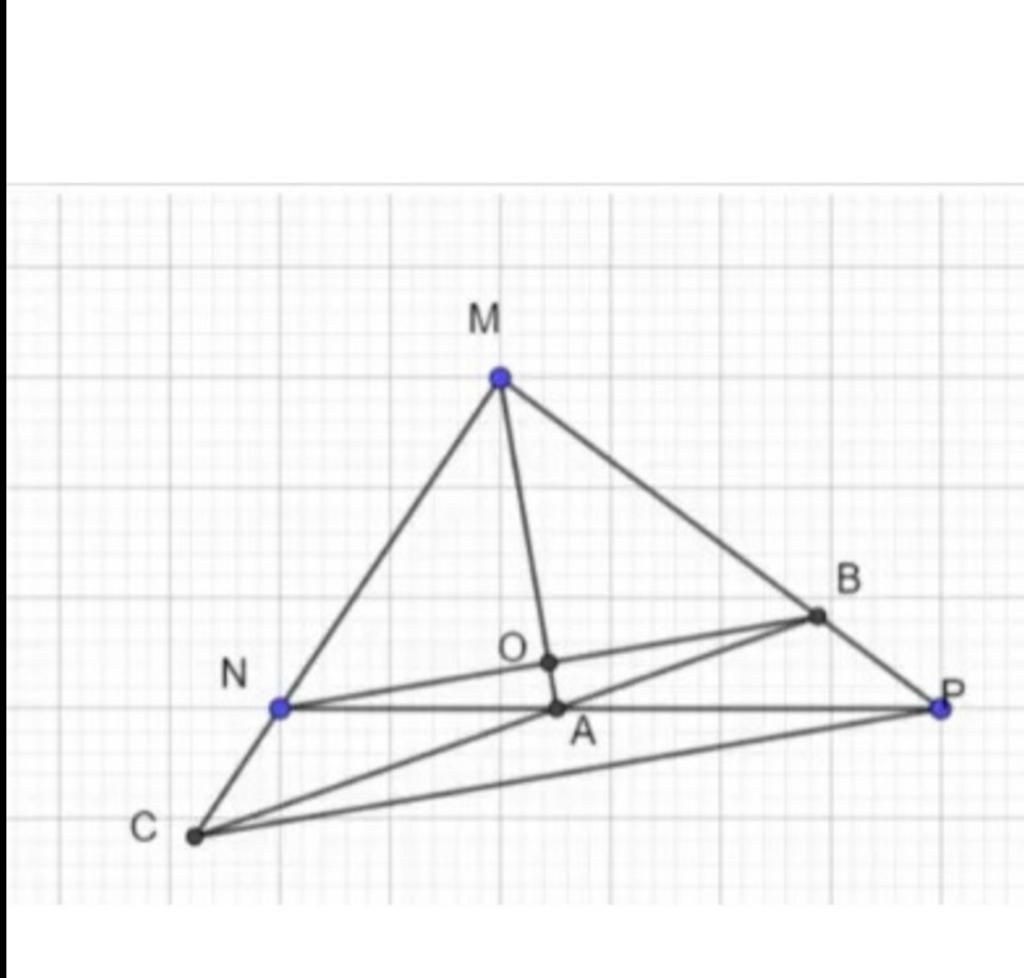 Cho tam giác MNP nhọn có MN