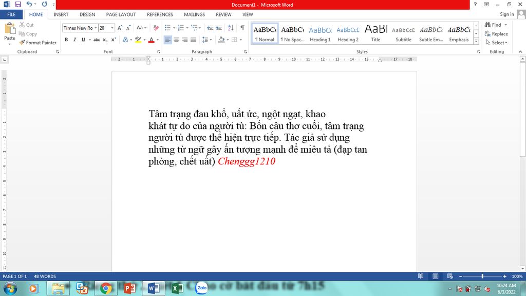 Các từ: “đạp”, “ngột”, “chết uất” thể hiện tâm trạng gì của người tù ...
