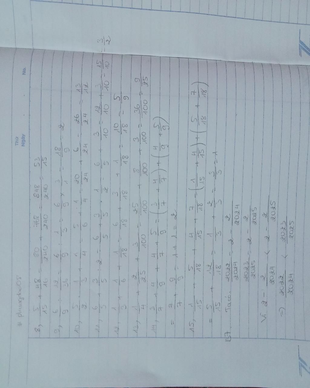 8) ÷ 5 +98 15 16 12 (9): £ / 080 3C 10:3 11:6 + X GL 3 5 12: 1 + 1 + 3 ...