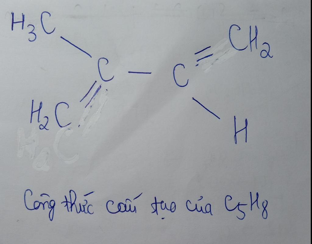Viết công thức cấu tạo của C5H8 câu hỏi 4978532 - hoidap247.com