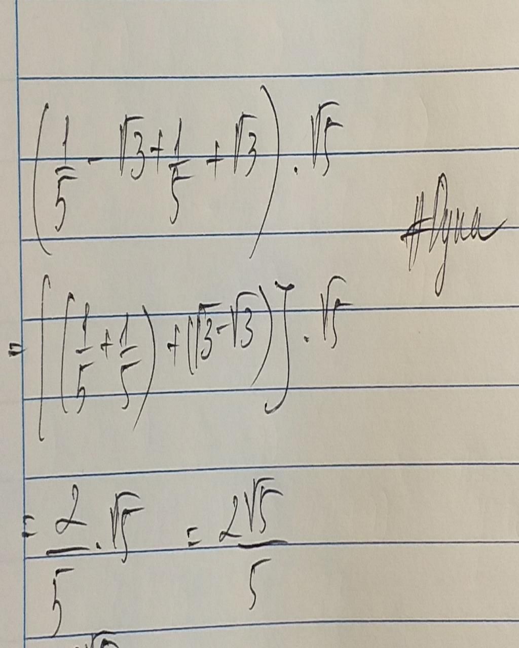 (1/5-căn3 +1/5 + căn3)căn5 câu hỏi 5139129 - hoidap247.com