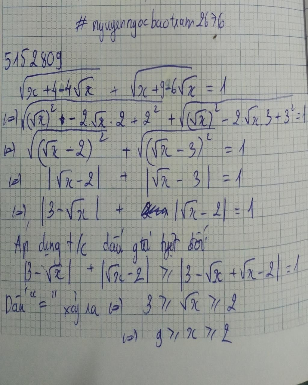 $\sqrt{x+44 \sqrt{x}}$ `+` $\sqrt{ x+96\sqrt{x}}$ `= 1` câu hỏi 5152809 ...