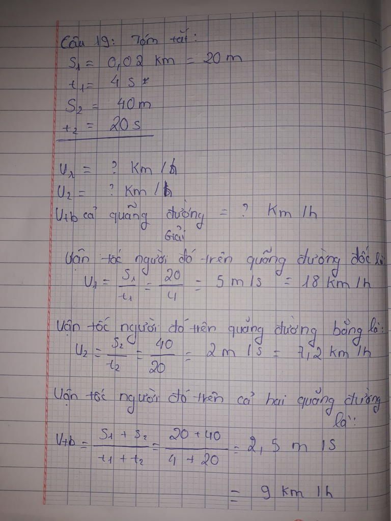 Hộ với mn hhhhhhhbhhhhhhhhhhhhhhhhh Vhhhhh Hhh Câu 19 (4,0đ): Một người ...