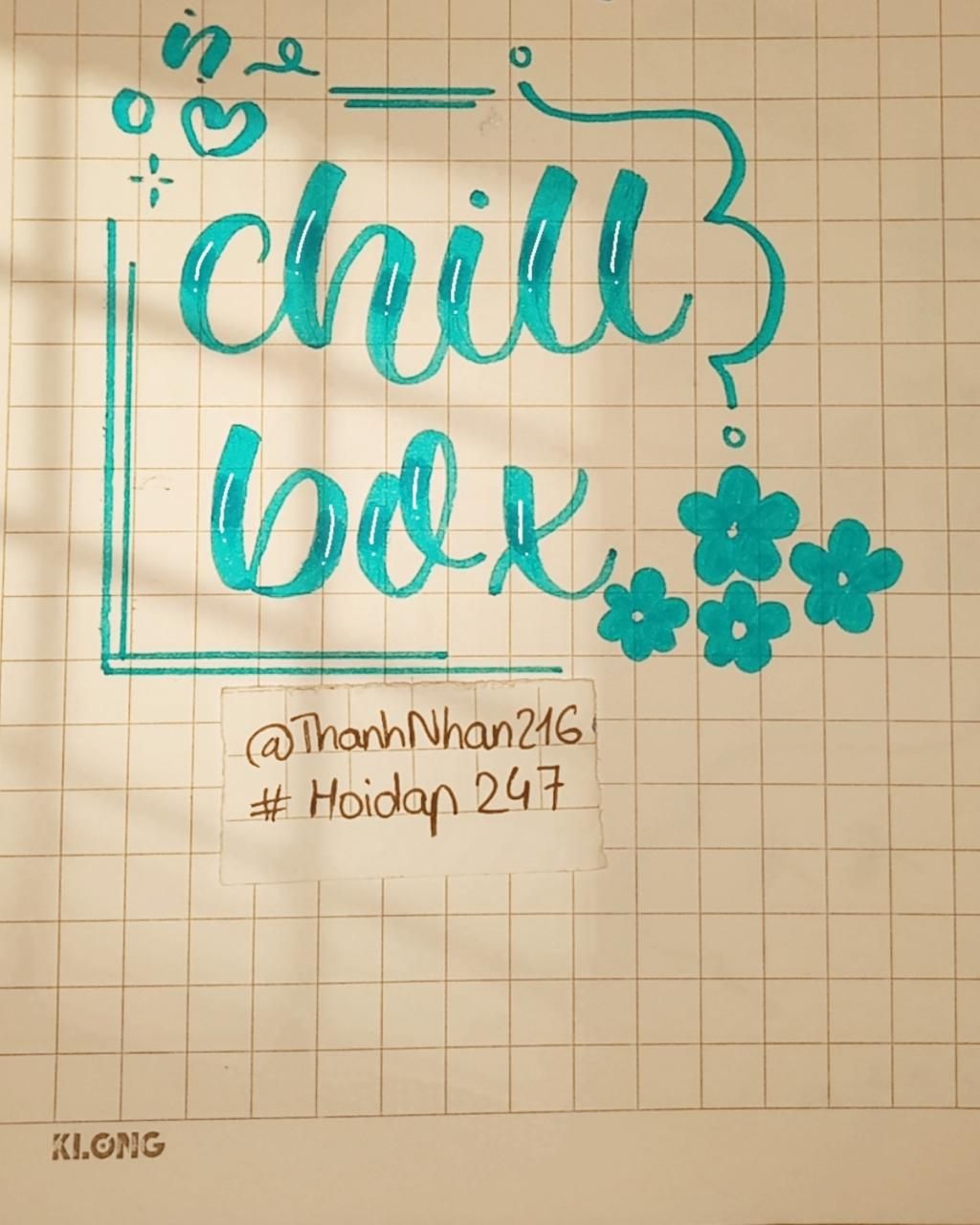 calli : chill box Nl: ước đc tặng chill box :>> câu hỏi 5319850 ...