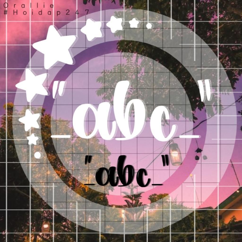 Calligraphy: "__abc__" câu hỏi 5586628 - hoidap247.com