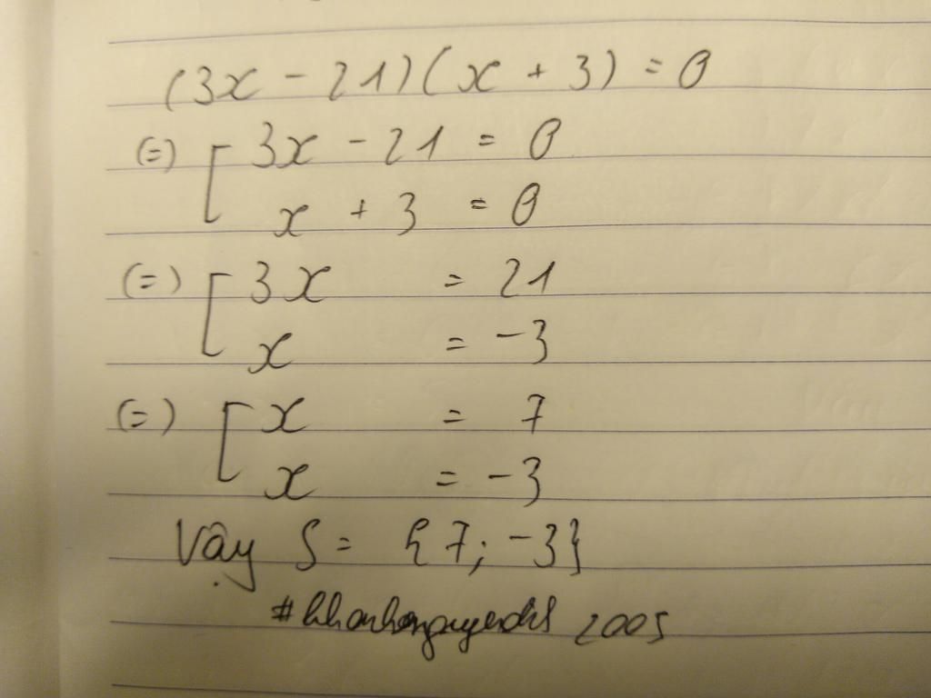 tap nghiem cua phuong trinh (3x-21)(x+3)=0 laf câu hỏi 5721068 ...