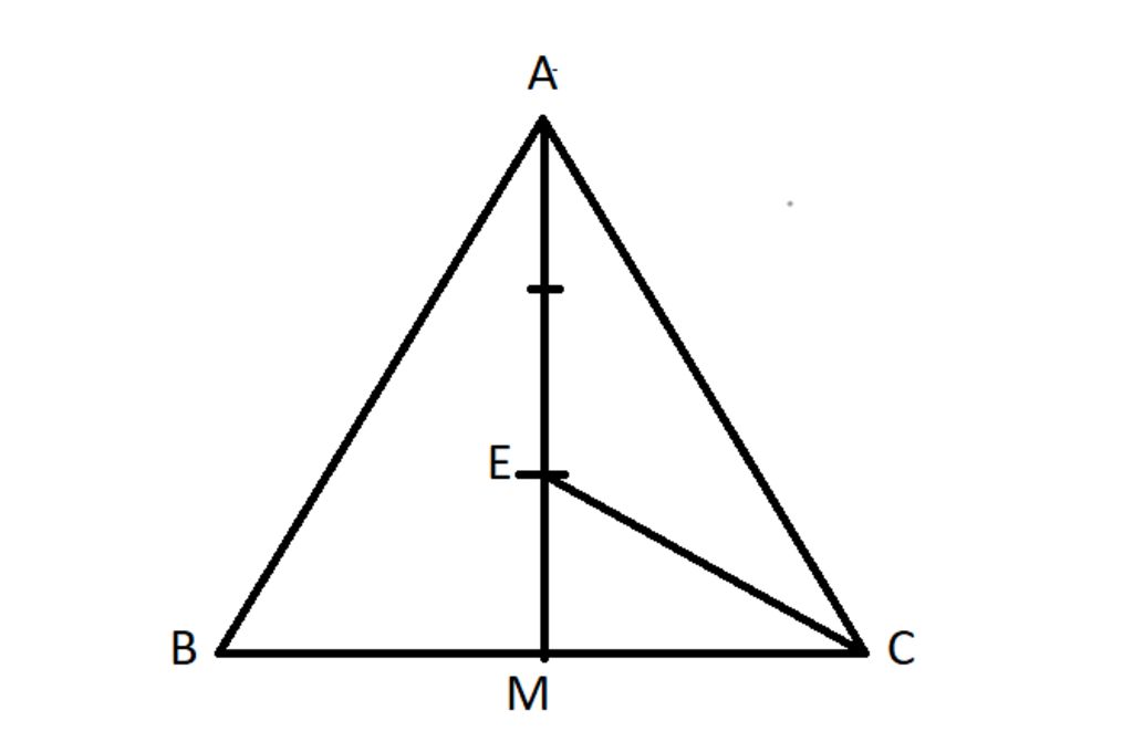 cho tam giác ABC trên BC lấy điểm M sao cho BM=MC. Nối A với M trên AM ...
