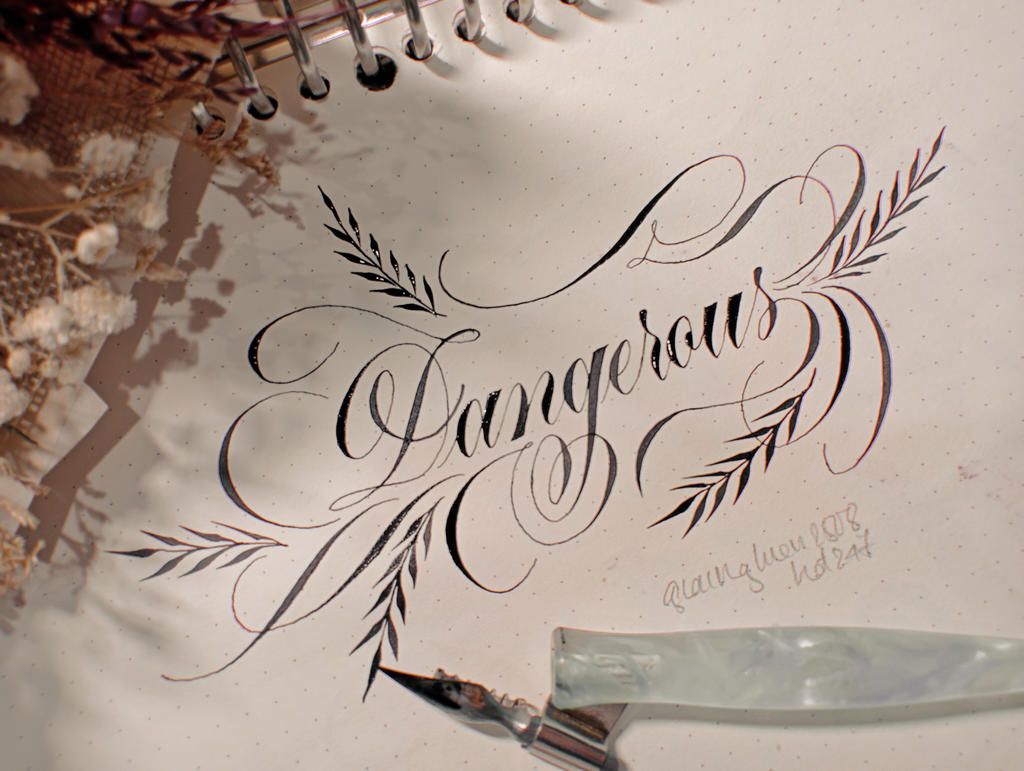 vẽ anime/semi/chibi hoặc calligraphy/handlettering: Dangerously ...
