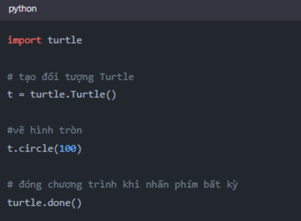 Học lập trình vẽ hình tròn python dễ dàng với các thủ thuật và ví dụ