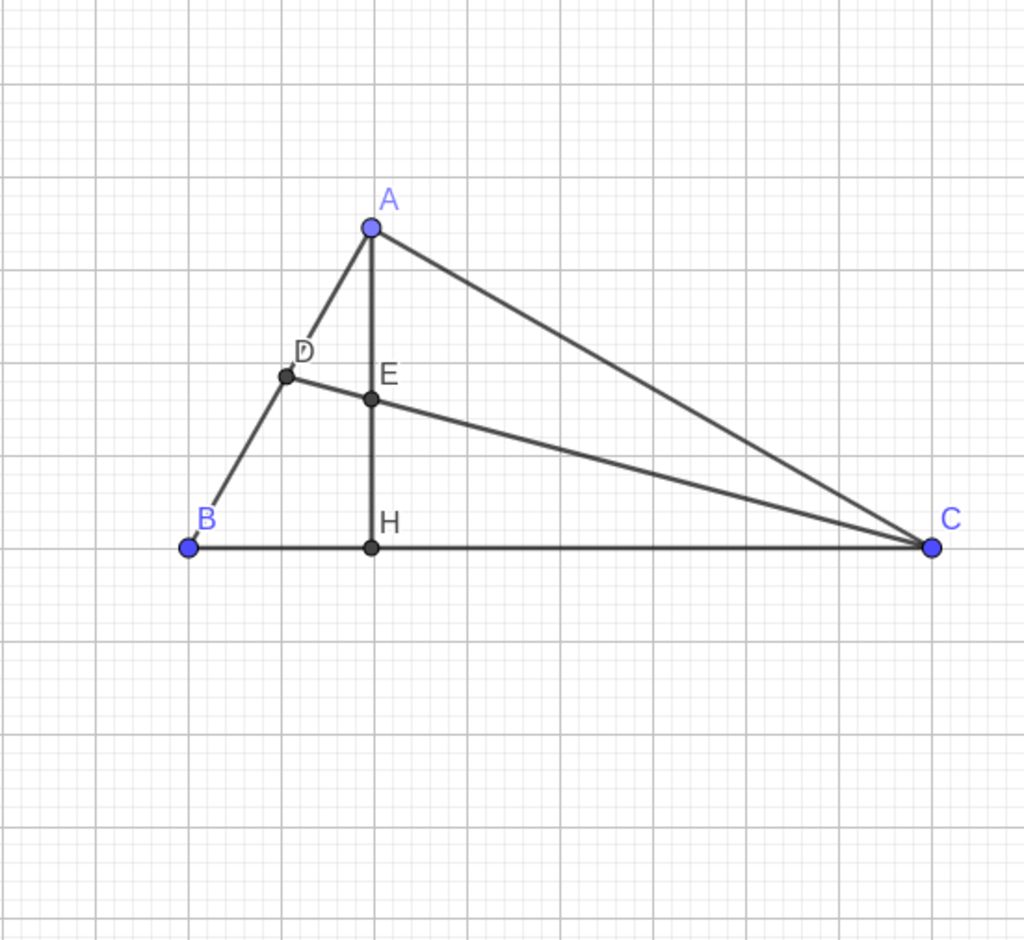 Cho $\triangle ABC$ vuông tại $A$ có $AB=6cm,AC=8cm$. Kẻ đường cao $AH ...