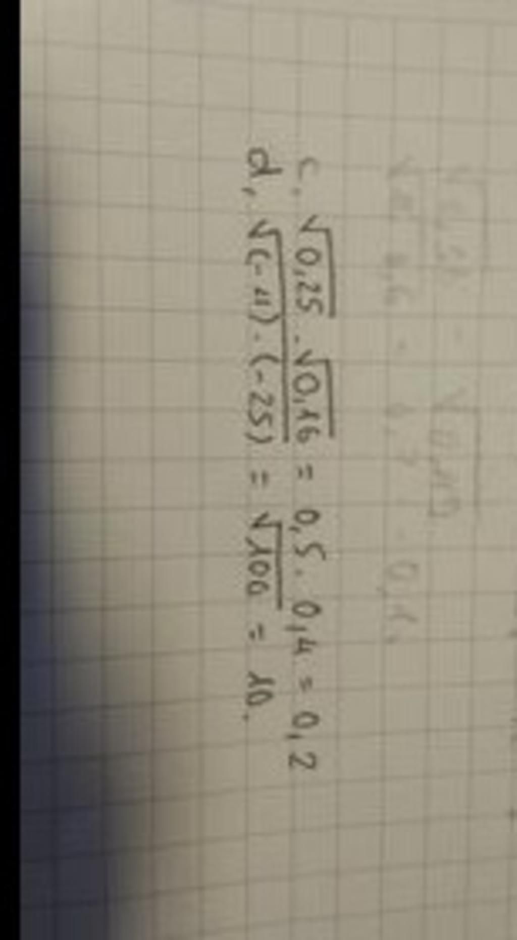 t-nh-c-sqrt-0-25-cdot-sqrt-0-16-d-sqrt-4-cdot-25-c-u