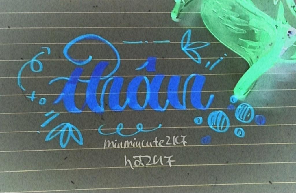 calligraphy/monoline: thân nl: người mà bạn thân nhất trên này? (ý t là ...