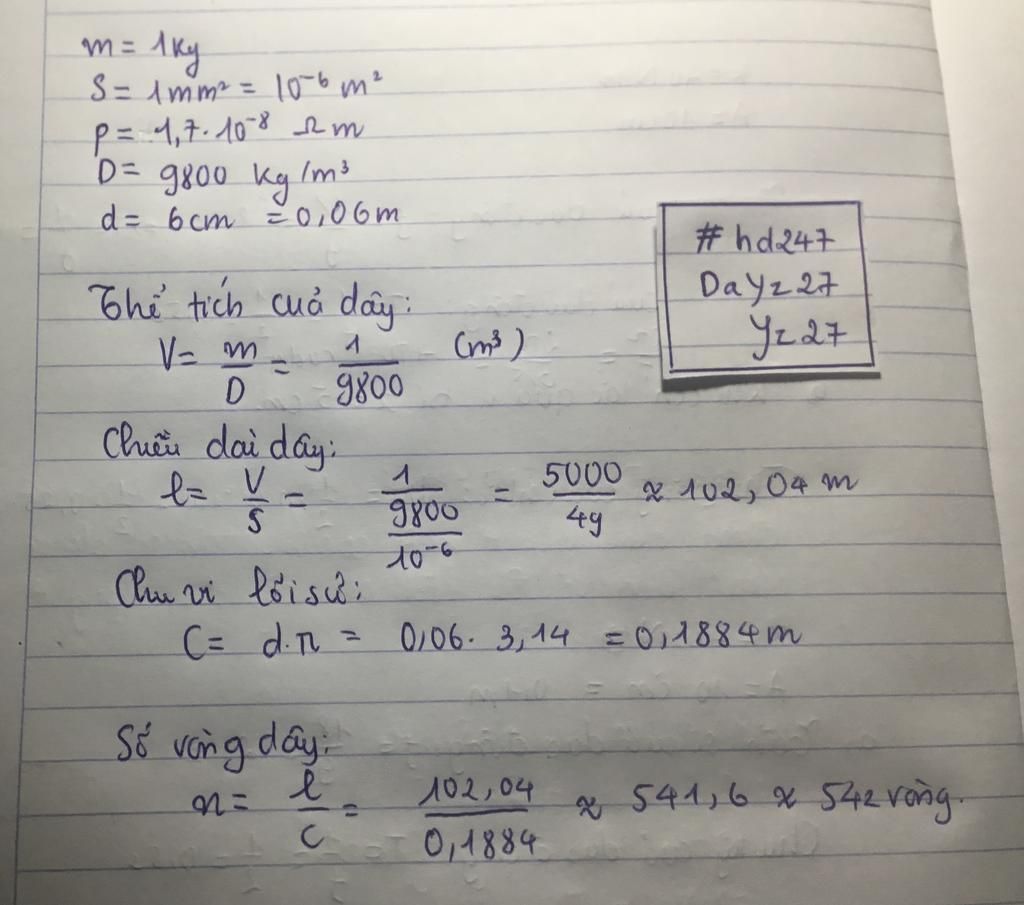 M t Cu n D y D n B ng ng C Kh i L ng 1kg D y D n C Ti t Di n 1 mm