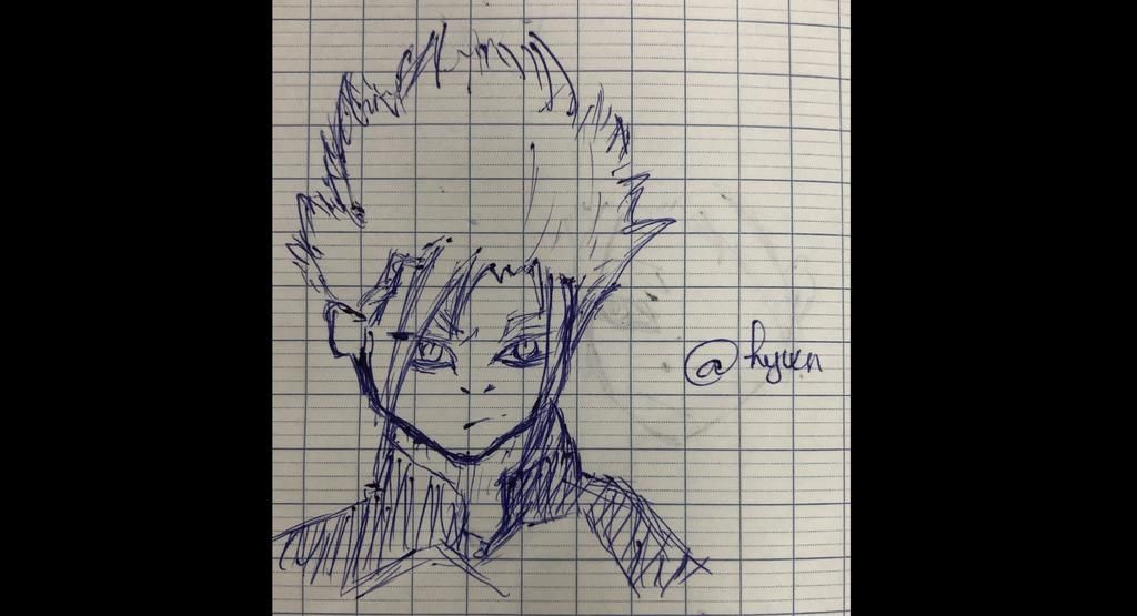 vẽ Shidou trong blue lock theo style riêng của bn nhoa( k chép mạng ...