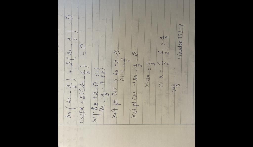 5x(2x-1/2)+2(2x-1/2)=0 câu hỏi 7086020 - hoidap247.com