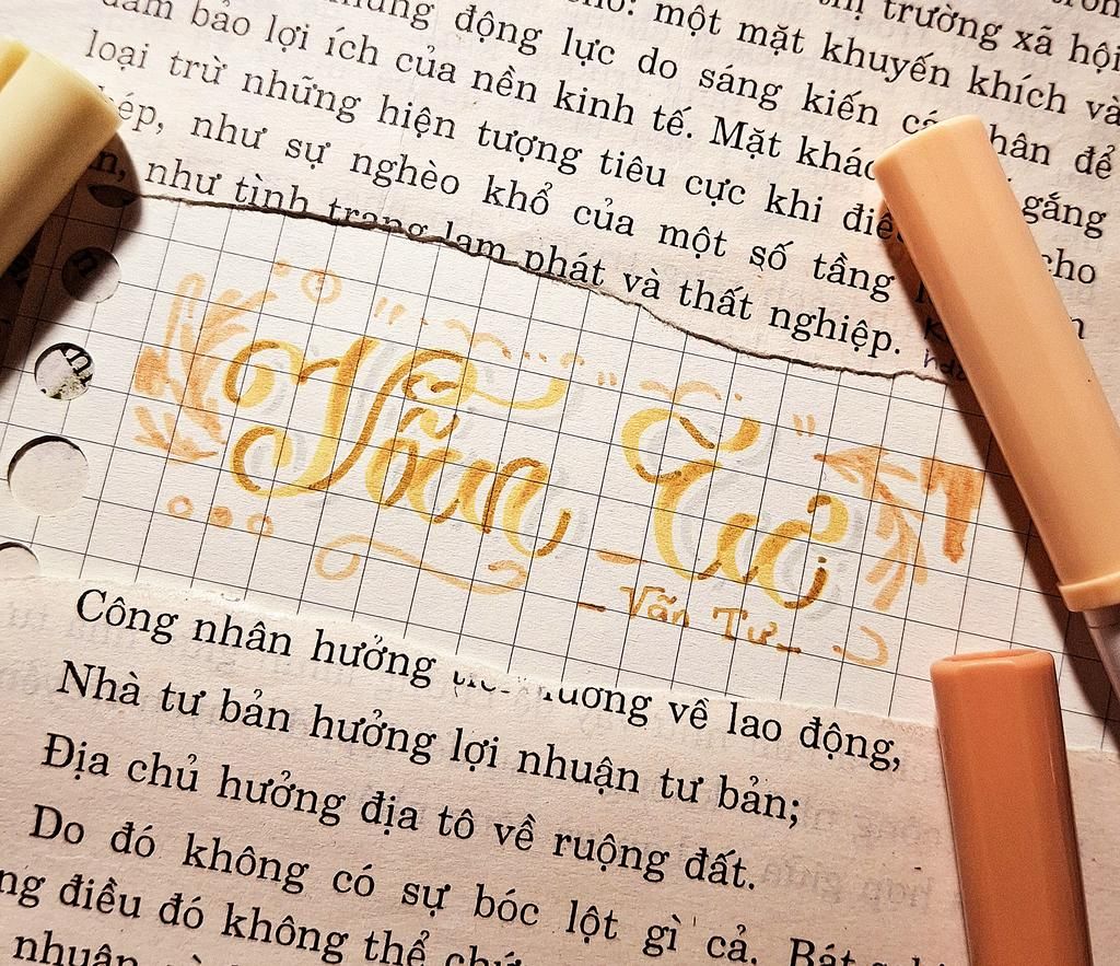 Gothic/ Calli/ Hand : Michael / Vãn Tư Y/c: -tradi -không ký tên và ...