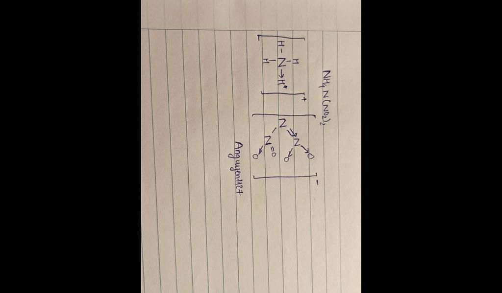 Viết công thức cấu tạo của NH4N(NO2) Giúp với câu hỏi 7679339 ...