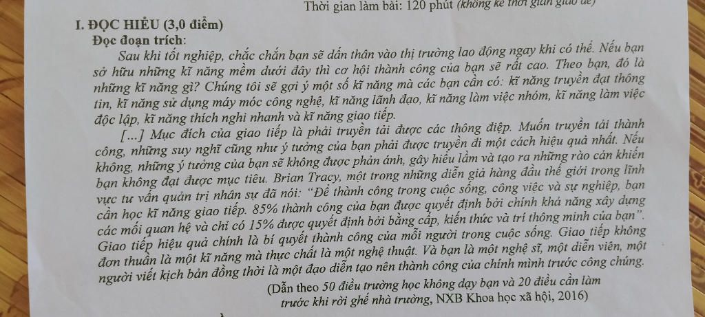 Từ Nội Dung đoạn Trích Phần Đọc Hiểu Anhchị Hãy Viết Một đoạn Văn Khoảng 200 Chữ Trình Bày