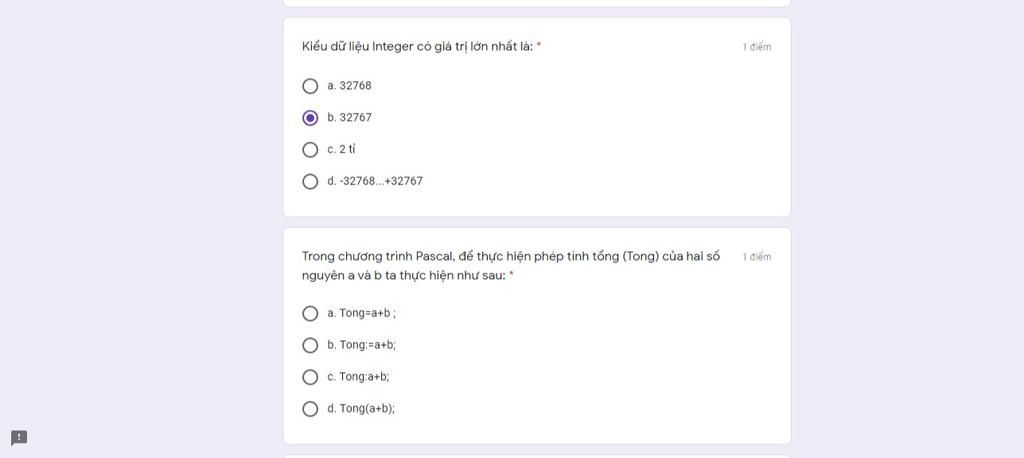 Các đặc điểm Của Kiểu Dữ Liệu Integer Có Giá Trị Lớn Nhất Là Trong Lập Trình