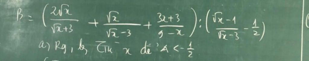 班 + √x+3 沉 a) Rg, bik 3+3 +) deast x - câu hỏi 4751586