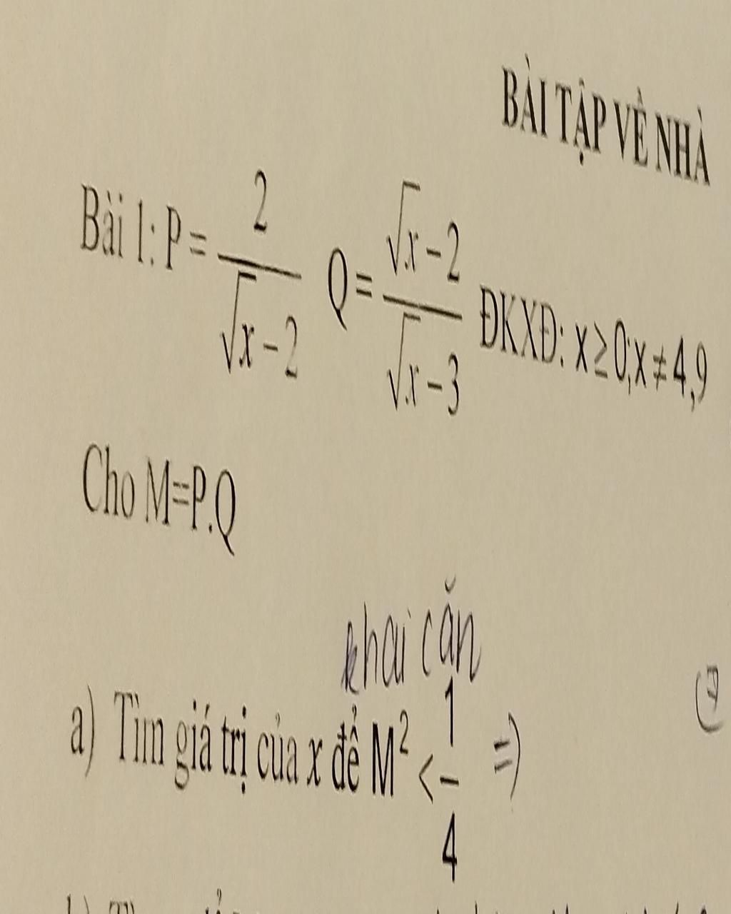Thay M vào rồi giải hộ mình với ạ câu hỏi 4917307 - hoidap247.com