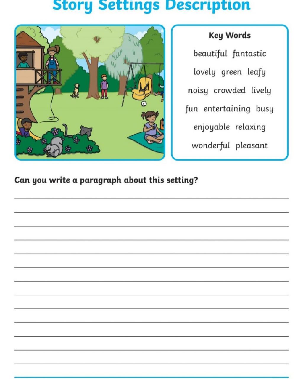 Story Settings Description Key Words beautiful fantastic lovely green ...