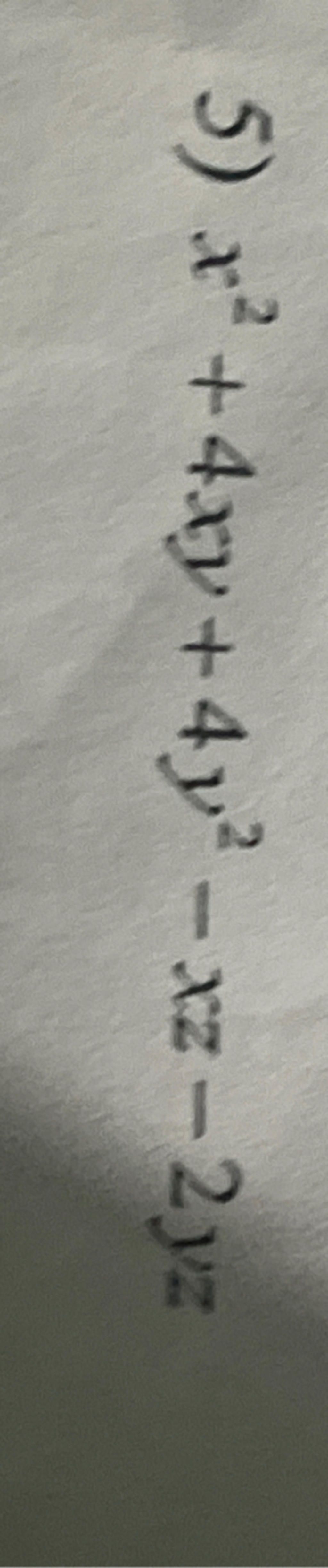 5) x² + 4xy+4y² -xz-2yz - câu hỏi 5101132 - hoidap247.com