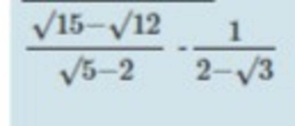 √/15-√/12 1 √5-2 2-√3 - câu hỏi 5124350 - hoidap247.com