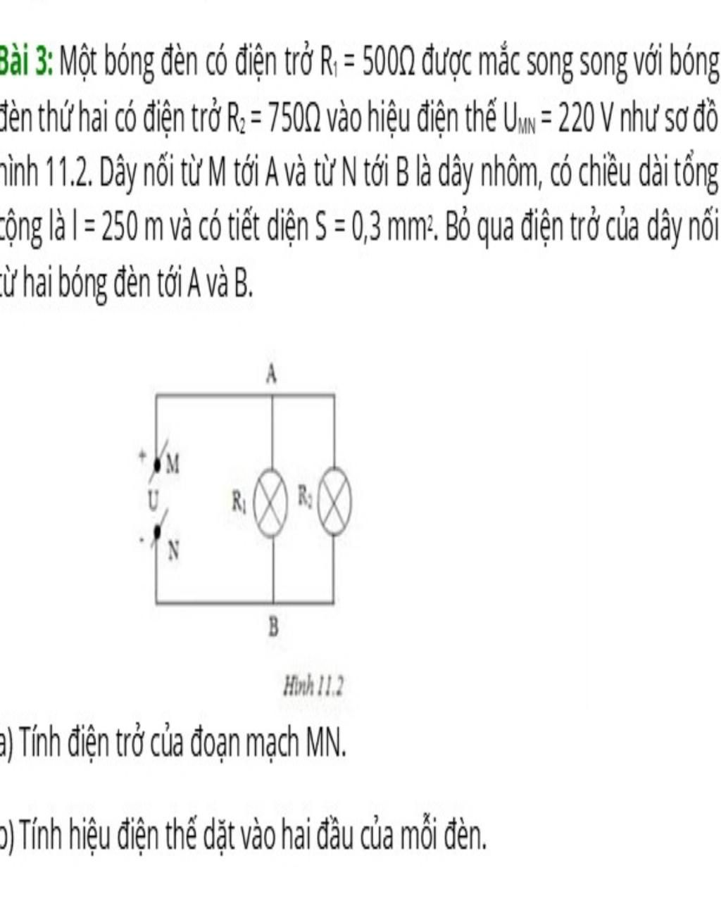 Hhhhhhhhhhhhh Hhhhhhhhhhhhh hhhhhhhhhhhhh Jjjh Bài 3: Một bóng đèn có ...