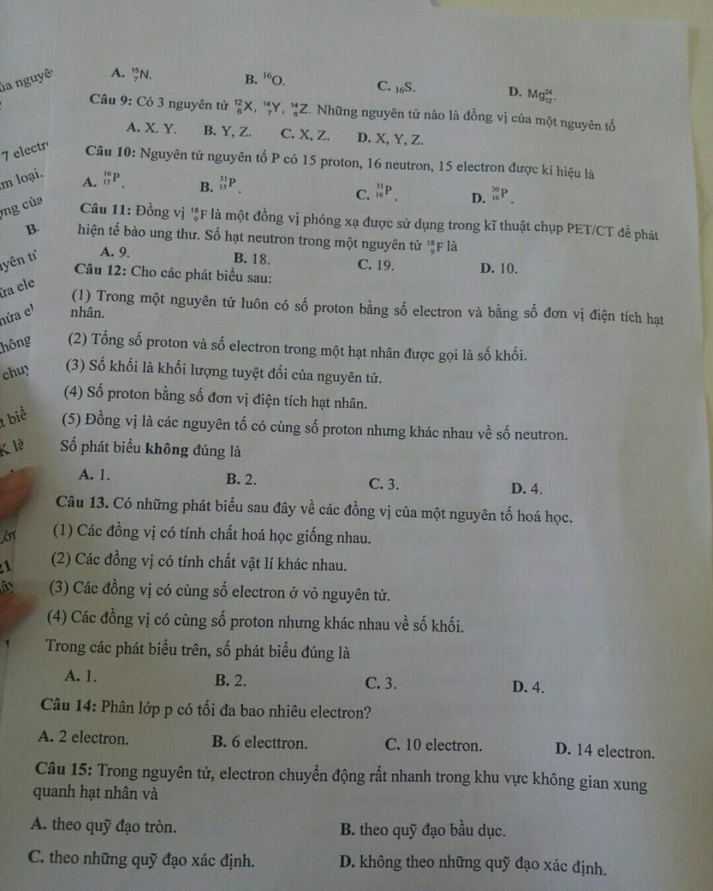 ủa nguyên 7 electr m loại. ng của B. yên ti úra ele núa el hông chuy t bie K là a A. ¹$N. B. 160 ...