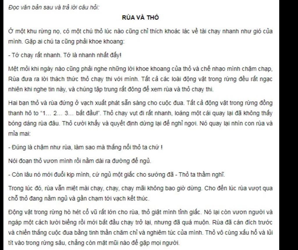 Trình Bày Suy Nghĩ Của Em Về Bài Học Rút Ra Sau Khi đọc Câu Chuyện Trên