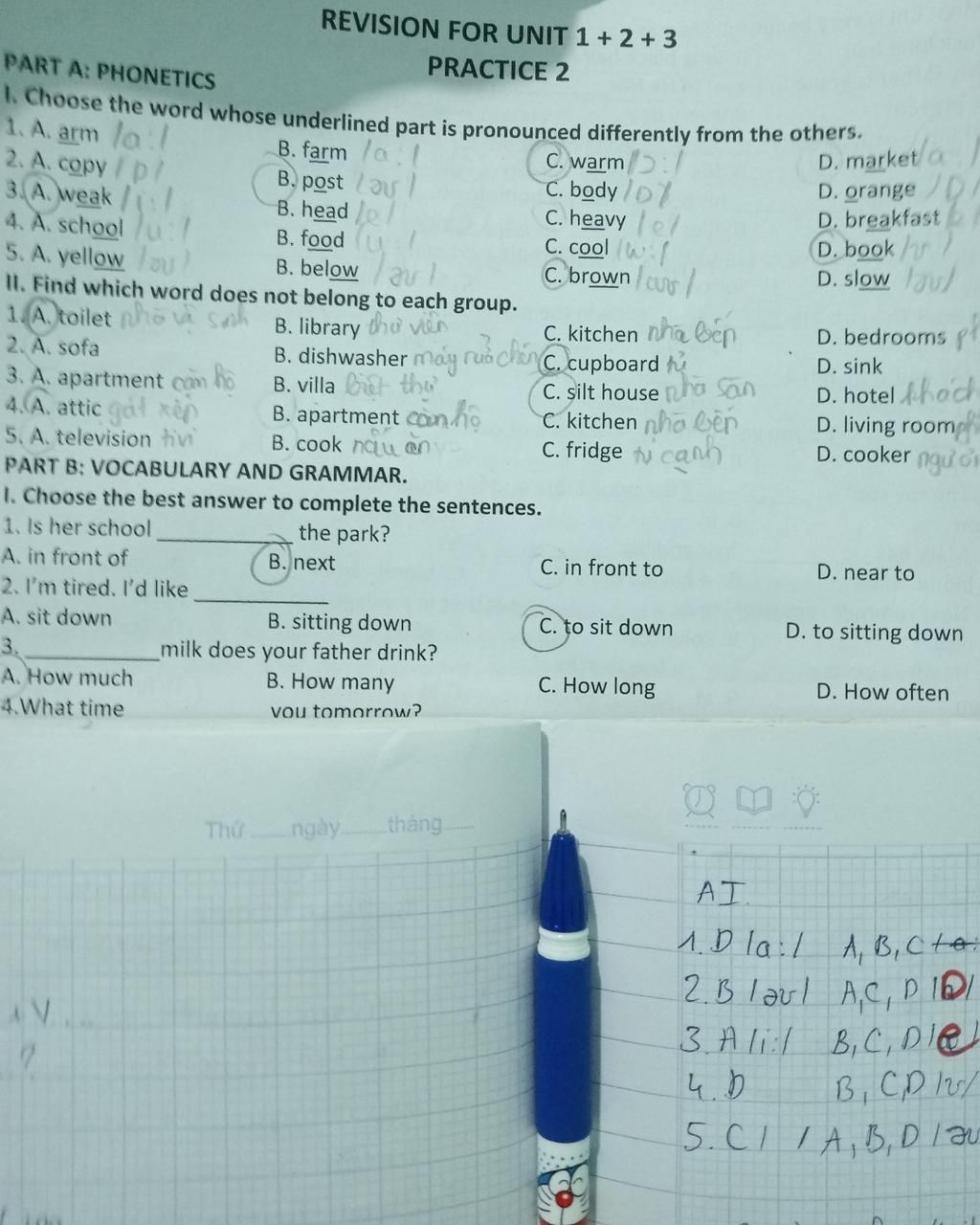 Giúp mik vs ạ giải thích part a phần 2 lã mã. Em Im mà ko biết giải thích tại sao. Xin cảm ơn ...