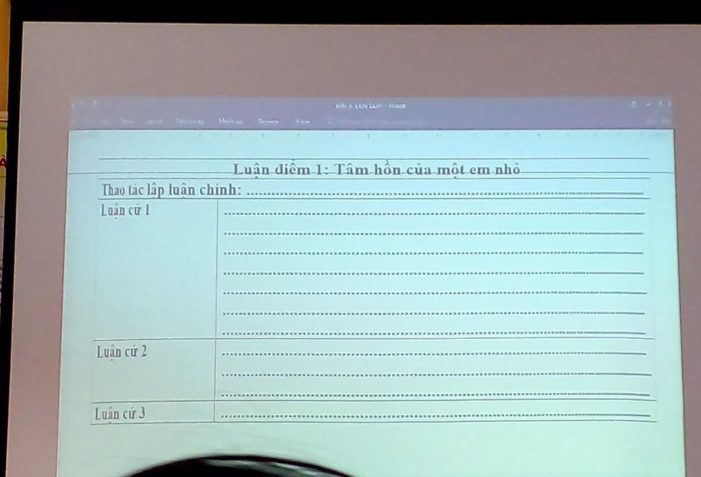 Thao tác lập luận chính: Luan cu 1 Luân cúr 2 Luân cúr 3 VIKM KTV word ...