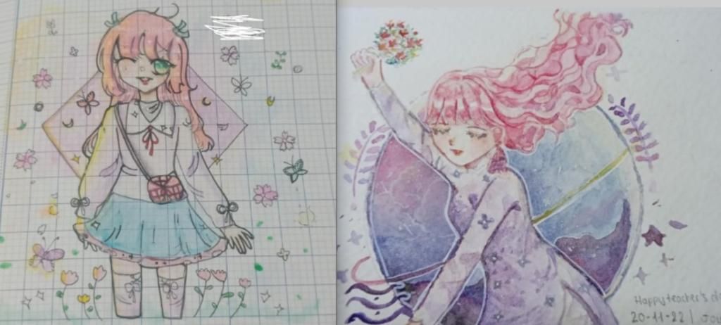 Vẽ anime / semi / chibi Có tâm nhé . K màu hoặc Inking cũng được:3 ...