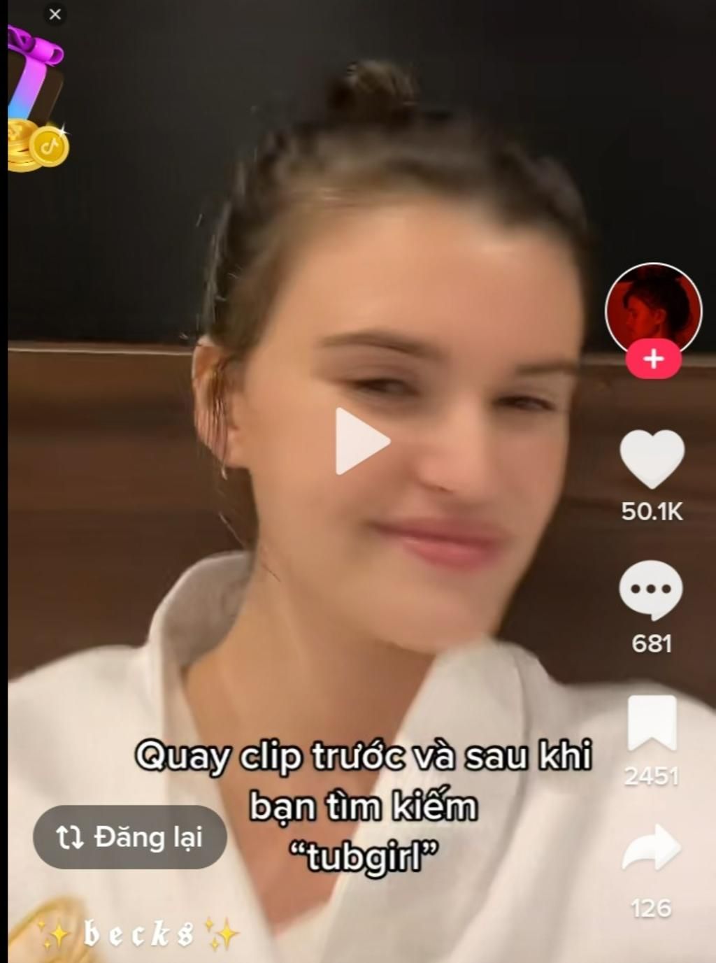 Quay clip trước và sau khi bạn tìm kiếm "tubgirl" t) Đăng lại becks ...