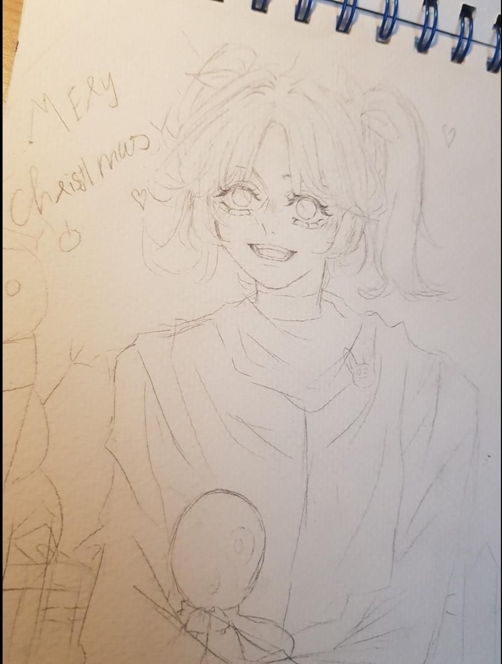 Vẽ anime/semi Y/c: đẹp, có tâm N/l: tranh cho giáng sinh=))) nhân vật ...