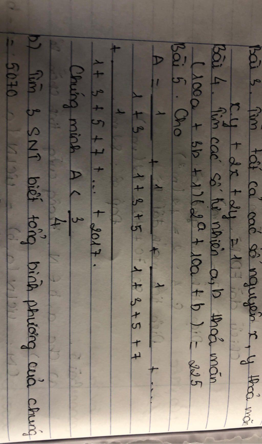 у Bài 3 Tìm tất cả các số nguyên xy thỏa mãn x.y + 2x + 2y 2013 ish w ...