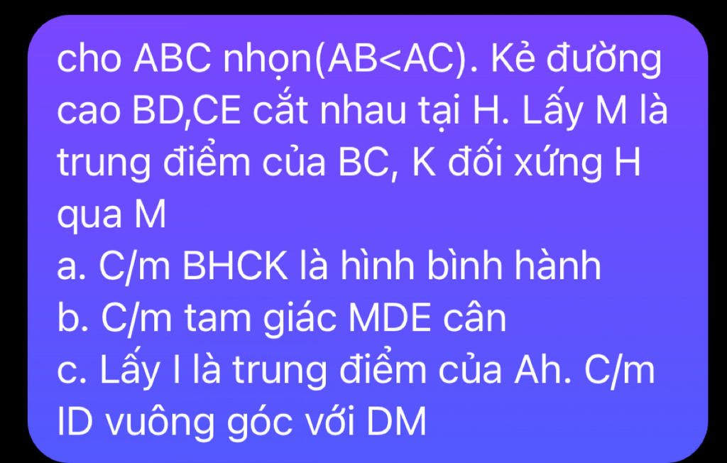 Kẻ đường cho ABC nhọn(AB