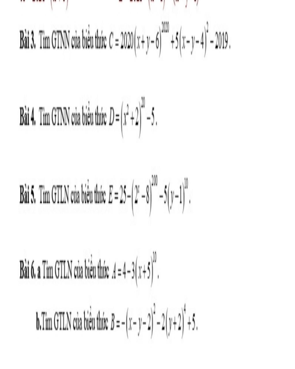 Giúp em giải bài toán này nhanh ạ 2020 Bili 3. Tim GINN cia bien tric C ...