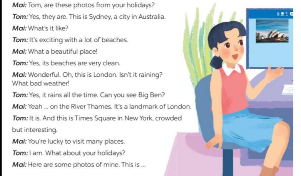 Read the dialogue again and answer the following questions 1. How many ...