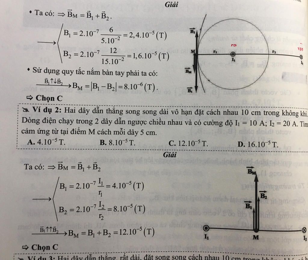 Các cao nhân cho m hỏi tại sao hình trên dòng điện ngược chiều thì ...