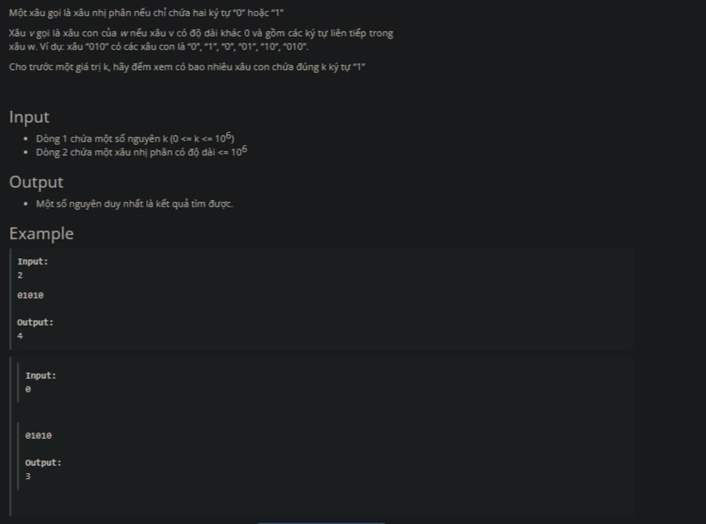 Một xâu gọi là xấu nhị phân nếu chỉ chứa hai ký tự “g" hoặc ngo Xâu ...