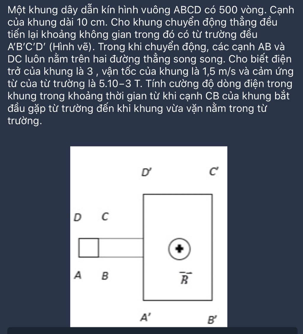 Xác định chiều dòng điện trong khung dây ABCD 4 câu hỏi r vẫn chưa ai ...