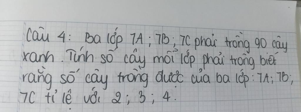 giải giúp em theo theo cthuc dãy tỉ số bằng nhau trong bộ sách lớp 7 ...