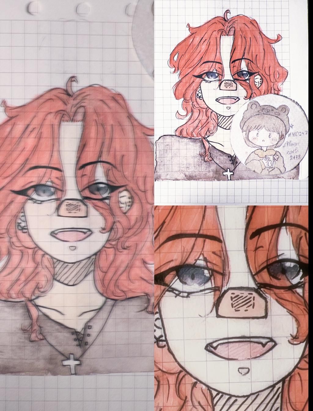 Anime/chibi/semi N/l : một chiếc tranh với mũi bị fail TvTD + CATION ㅇ ...