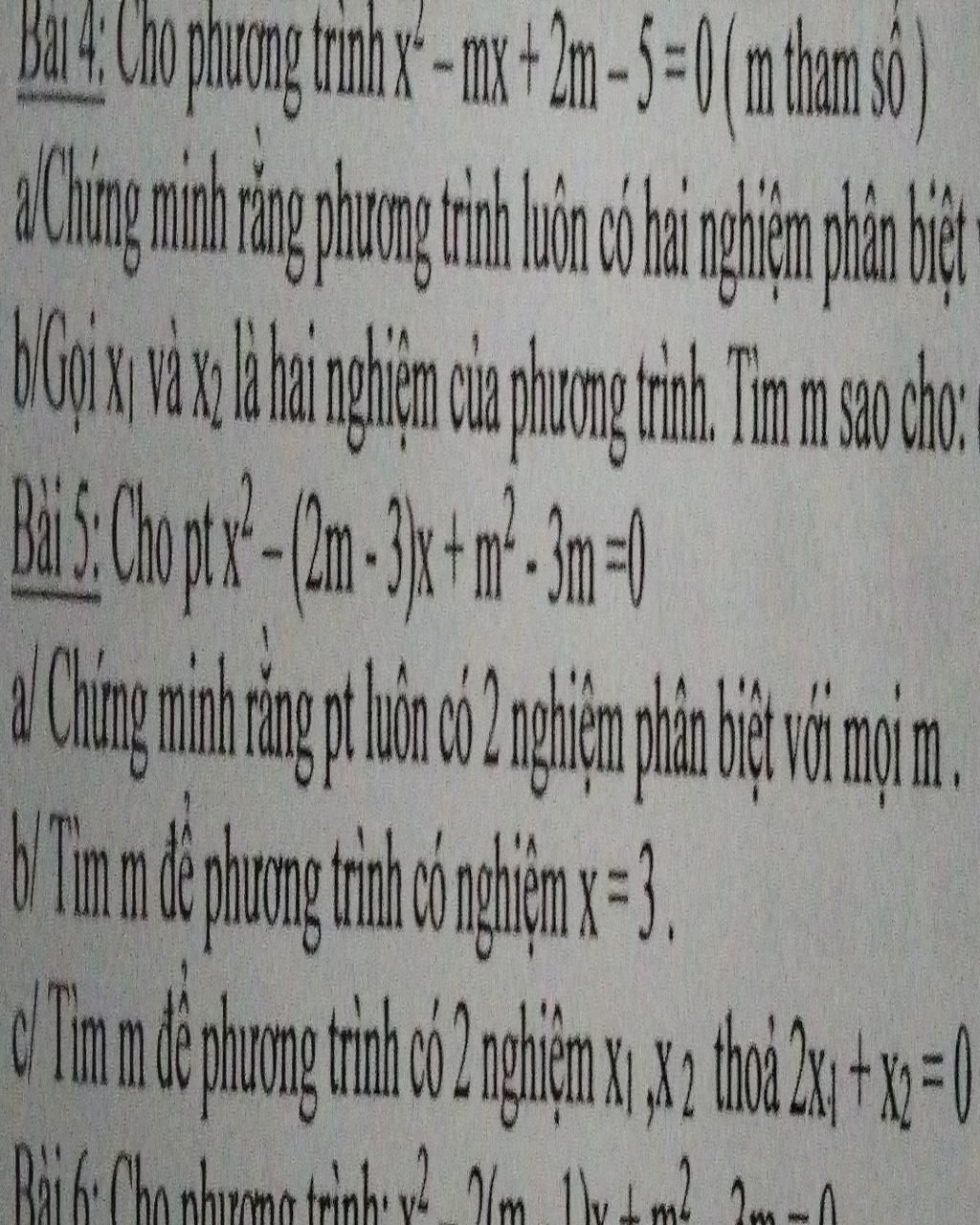 Bai 4 Cho Ph ng Tr nh X x 2m 5 0 M Tham So A Ch ng Minh R ng bai-4-cho-ph-ng-tr-nh-x-x-2m-5-0-m-tham-so-a-ch-ng-minh-r-ng